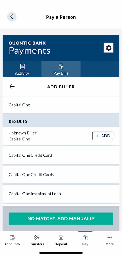 Bill Pay - Quontic