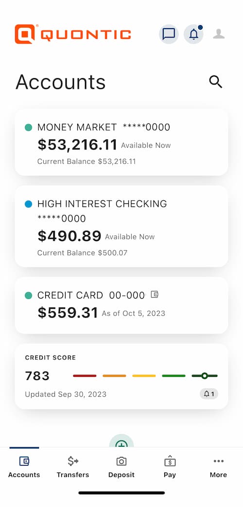 Credit Score Monitoring - Quontic Digital Bank