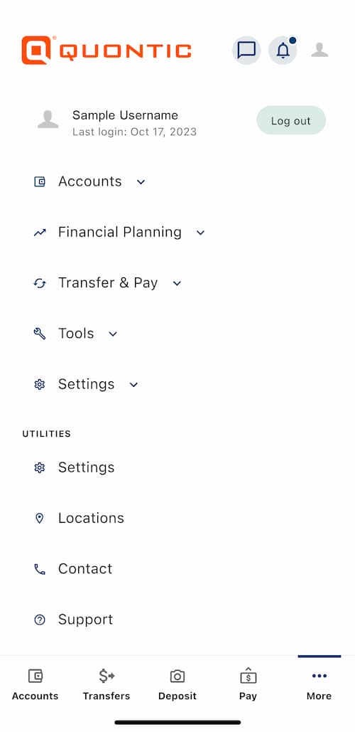 Online Banking - Quontic