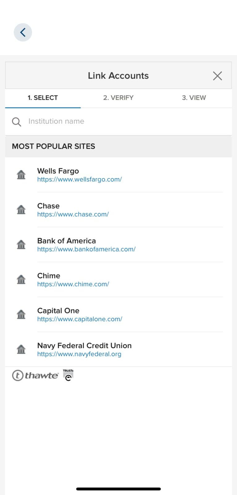 Account Aggregation - Quontic